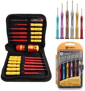 Amazon.com: MulWark 6pc Magnetic Mini Flathead and Phillips Micro ...