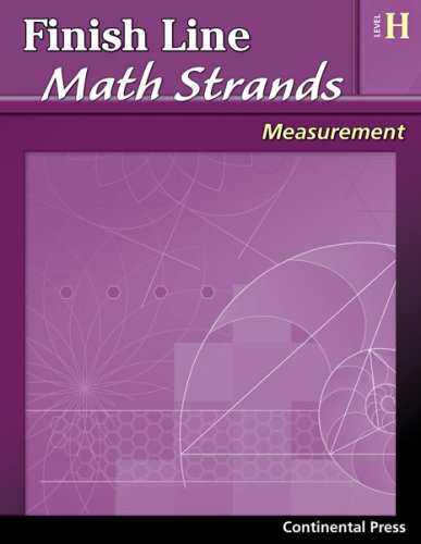 Math Workbooks: Finish Line Math Strands: Measurement, Level H - 8th ...