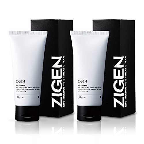 ZIGEN メンズ 洗顔 ハイブリット処方 [ ニキビ 毛穴 黒ずみ 皮脂汚れ 肌荒れ ] 泡立て不要 敏感肌 低刺激 スクラブ 100g×2本(約4～6ヶ月分)の評判・口コミ｜モノスポ