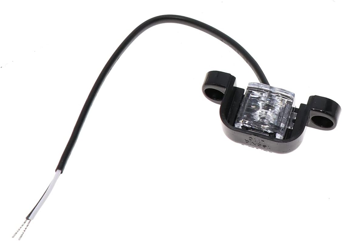 Amazon.com: Tecniq Inc Black Base License Lamp Vertical Plane Mount ...