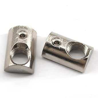 (30 Pieces)4545 Series M4 Ball Spring T Slot Nuts Carbon Steel Roll In ...