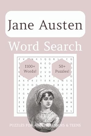 Jane Austen Word Search Puzzle Book: Word Search Puzzles with Easy to ...