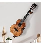 Amazon.com: DAZZLIFE Acoustic Horizontal Guitar Hangers for Wall Wooden ...