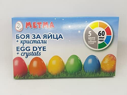 Metma 6 Sachets Dye Paint for Decorating Painting Colourful Art Easter ...