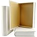 Amazon.com: AuldHome Faux Book Stack (Cream); Blank Set of 3 Decorative ...