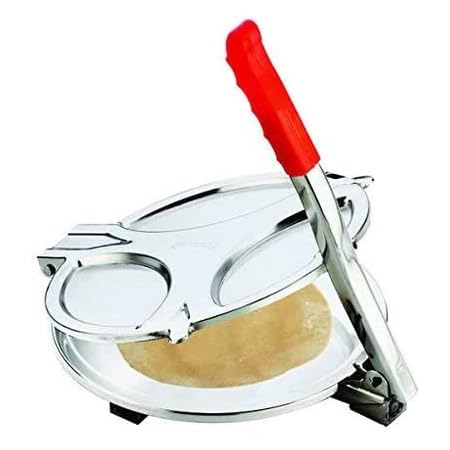 Krisha International SS Puri Press Machine, Roti Maker Machine with ...