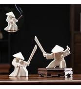 Amazon.com: EAEMDY Samurai Figure Figurine Japanese Warrior Statue ...