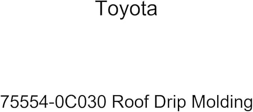 Genuine Toyota 75554-0C030 Roof Drip Molding, Convertible Hardtops ...