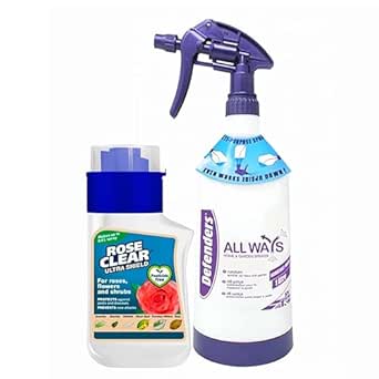 Rose Clear Bug Spray Killer - 1L Multi Purpose Home & Garden Spray ...