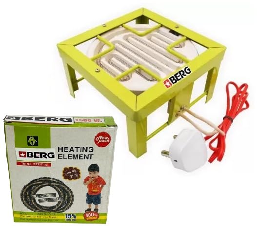 Buy BERG Electric Cooking Heater with extra Element 1500 Watt I100 ...