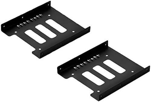 (Pack of 2) 2.5'' to 3.5'' Metal SSD HDD Mounting Frames Kits Mount Kit ...
