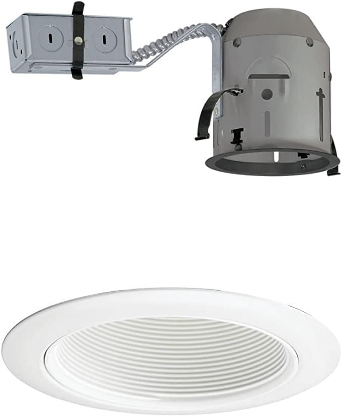 Juno Lighting TC1R & 14W-WH Combo 4-Inch TC rated Remodel Recessed ...