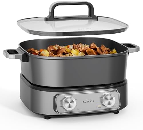 Amazon.com: HYTRIC 3.3L Hot Pot Electric for Cooking, 110oz Electric ...