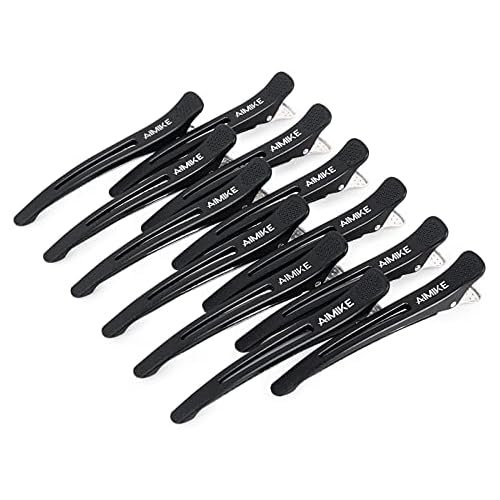 Hair Clips, AIMIKE 12 Pack Hair Clips for Styling and Sectioning, Non ...