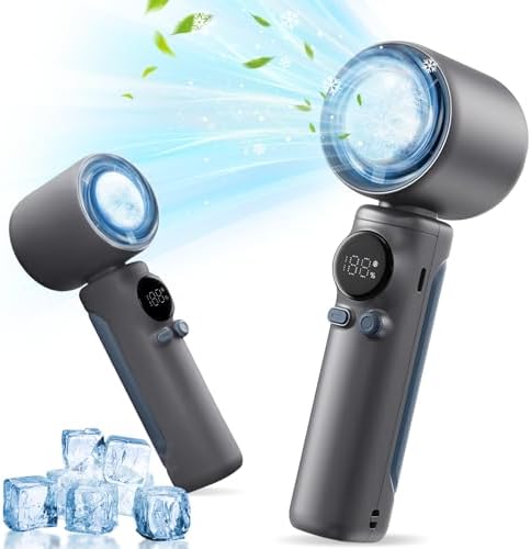 Kemolpo Portable Handheld Fan Handy Air Conditioning Fan ...