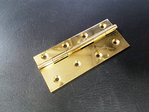 KT Hardware Solutions Brass Paragon Excellent Butt Hinges (Golden, 4 X ...