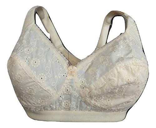 Buy Dream Anarkali Women's Non-Wired Full Cup Chicken Cotton Bra 40B ...