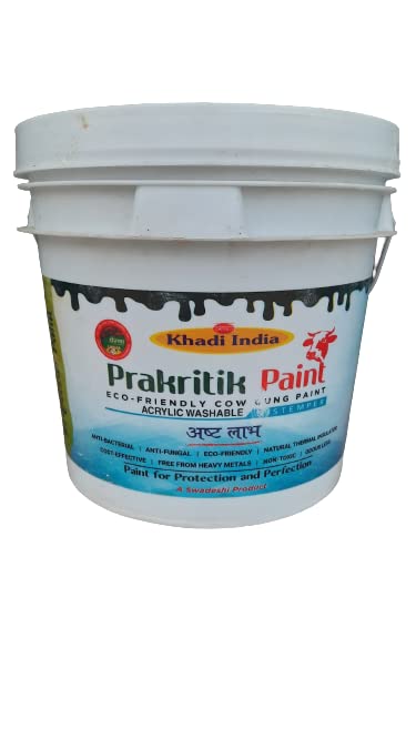 Khadi Prakritik Paint ( WASHABLE DISTEMPER (Acyclic) ), ECO-Friendly ...