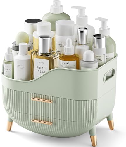 Pajiriona Makeup Organizer with Drawers,Skincare Organizer for Vanity ...