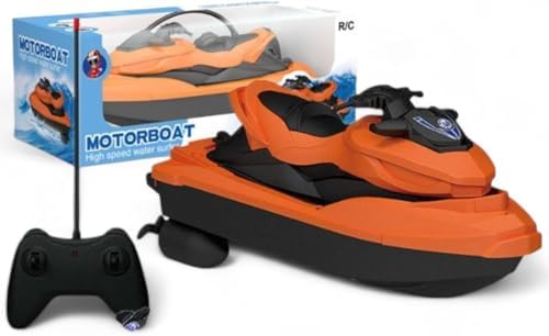 Jack Royal Remote Control Jet Ski for Pool and Lake, Motorized Rc Boat ...