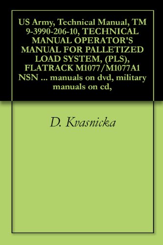 US Army, Technical Manual, TM 9-3990-206-10, TECHNICAL MANUAL OPERATOR ...