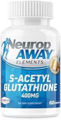 Amazon.com: NeuropAWAY Elements S-Acetyl-Glutathione 400mg Acid ...
