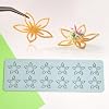 Amazon.com: TUKE Tuille Mold Flower Chocolate Silicone Mold 3D Hollow ...
