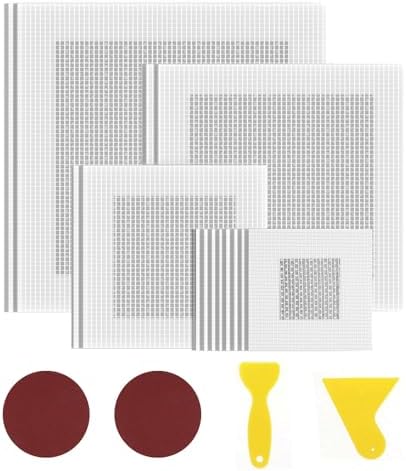 14 Pack Drywall Repair Kit - 2/4/6/8 Inch Aluminum Wall Repair Patch ...