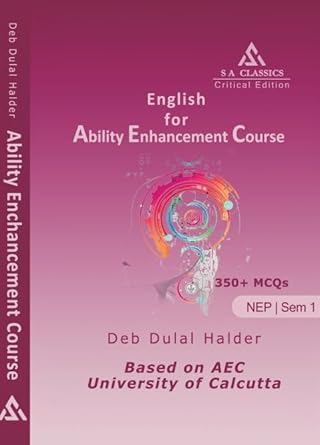 Ability Enhancement Course (AEC), Semester-1, C.U (English Version) : Deb Dulal Halder: Amazon ...
