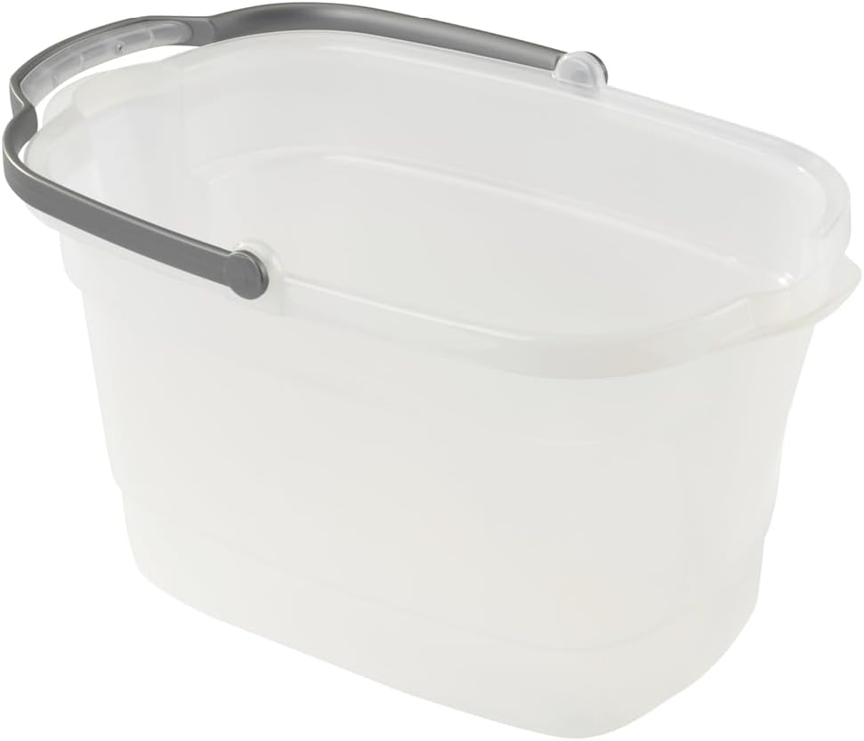 Amazon.com: 16 Quart 15L Heavy Duty Sturdy Dual Spout Rectangular Pail ...
