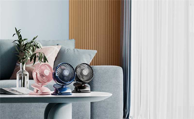 Watch LEMOISTAR 5 Inch AA Battery Powered USB Operated Clip Fan on ...