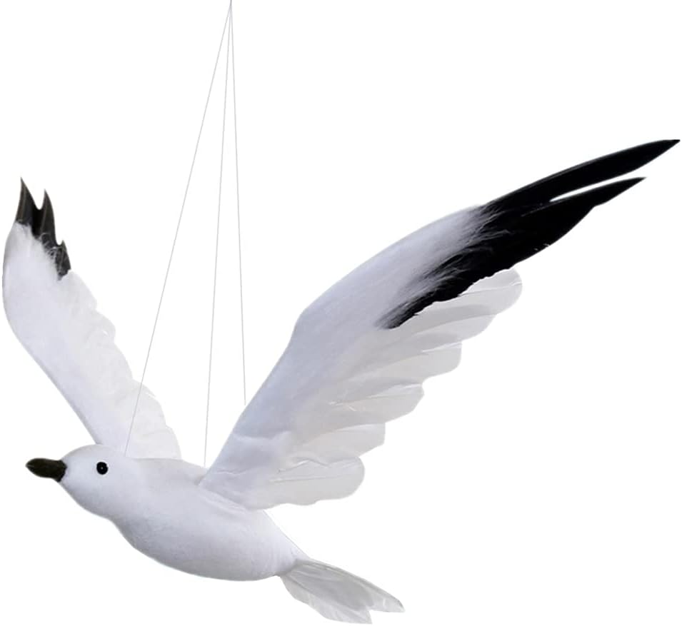 Amazon.com: STOBOK Artificial Seagulls Hanging Decorations Foams Bird ...