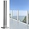 Amazon.com: Glass Deck Railing System Glass Panel Post, 60/70/80/90/100 ...