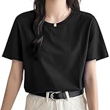 ・ブランド:AOY・【✨Tシャツ×uvカット・細見え魅力アップ✨】AOYのtシャツ レディースは、紫外線をしっかりブロックするUVカット効果を備えており、春夏秋の強い日差しからあなたの肌を守って 、日常的に外出時やアウトドアでも安心して着ら...