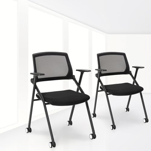 Amazon.com: Office Star Deluxe Ventilated Plastic Wrap Around Back ...