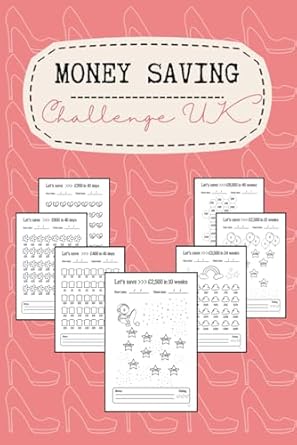 Money saving challenge UK: interactive money saving book with variety ...