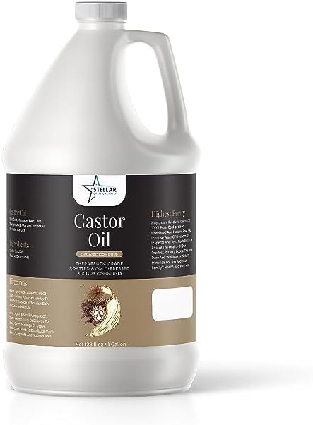 Amazon.com: STELLAR CHEMICAL CORP Castor Oil – Non-Hexane Castor Oil ...