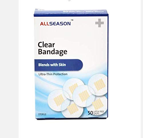 AllSeason Clear Transparent Round Spot Bandages Waterproof Ultra-Thin ...