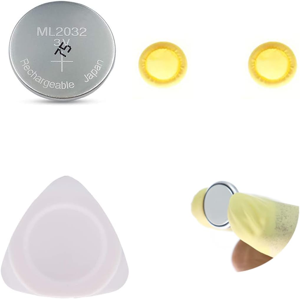 Amazon.com: LeFix 3V ML2032 Rechargable Coin Cell Lithium Battery for ...