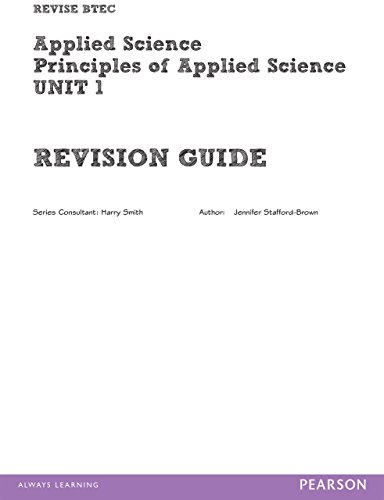 BTEC First Applied Science Revision Guide Unit 1 Library Edition eBook ...