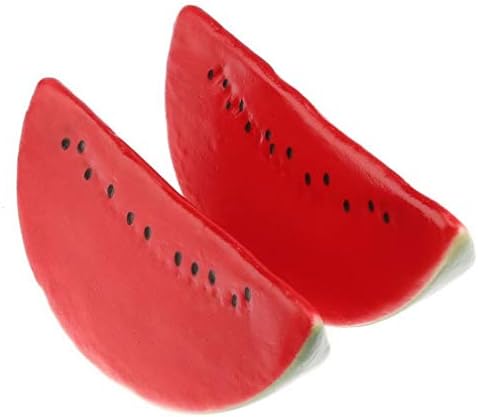 Amazon.com: MTLEE 18 Pieces Fake Watermelon Slices Mini Fake Watermelon ...