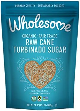 Amazon.com: Azúcar turbinado de caña cruda orgánica saludable, comercio ...