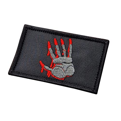 Bloody Werewolf Handprint Scary 2×3.25 Creepy Morale Patch – BigaMart