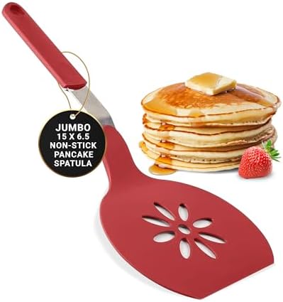 Amazon.com: Homi Styles Jumbo Nylon Pancake Spatula | Wide Spatulas Non ...