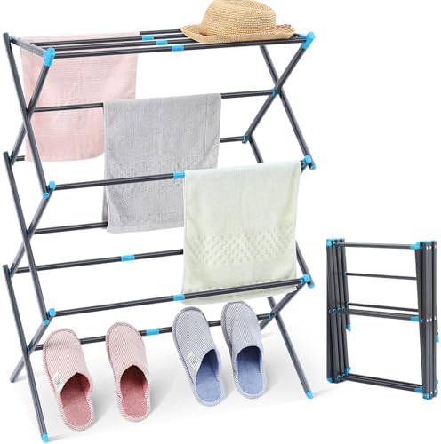 Amazon.com: APEXCHASER Clothes Drying Rack, 3-Tier Laundry Drying Rack ...