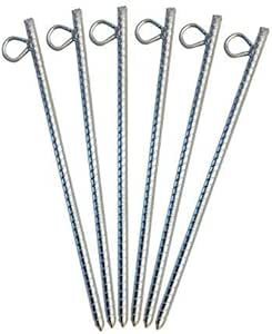 14" Industrial Outdoor Party Tent Stakes and Ground Stakes (6) : Buy ...