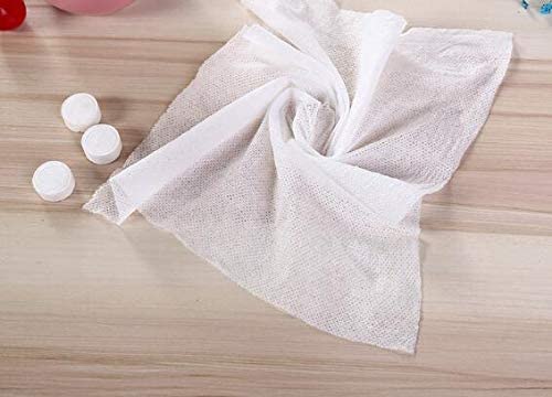 ANAB GI Pack of 70 Piece Tablet Napkin Compressed Tissue, Coin Tissue ...