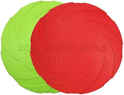 KONG - Flyer - Durable Rubber Flying Disc Dog Toy - For Large Dogs ...