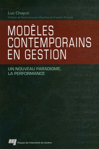 Amazon.co.jp: Modèles contemporains en gestion : Luc Chaput: 本
