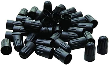 Amazon.com: Steelman Replacement TPMS Long Black Plastic Valve Caps ...